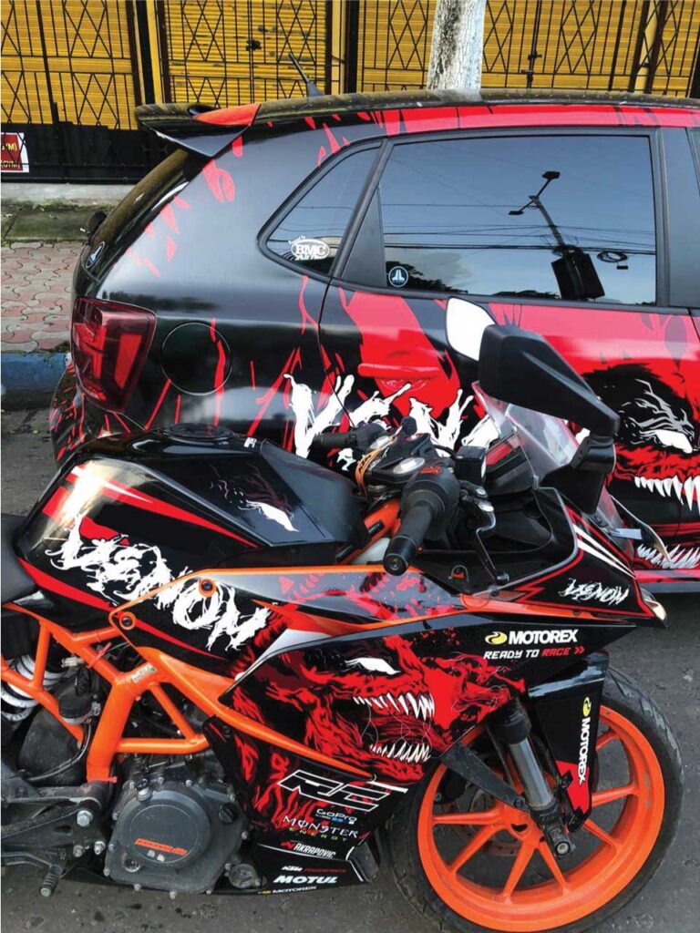 KTM Rc Venom Design 125-200-390 (BS4-BS6) [Full Body Wrap / Decal ...