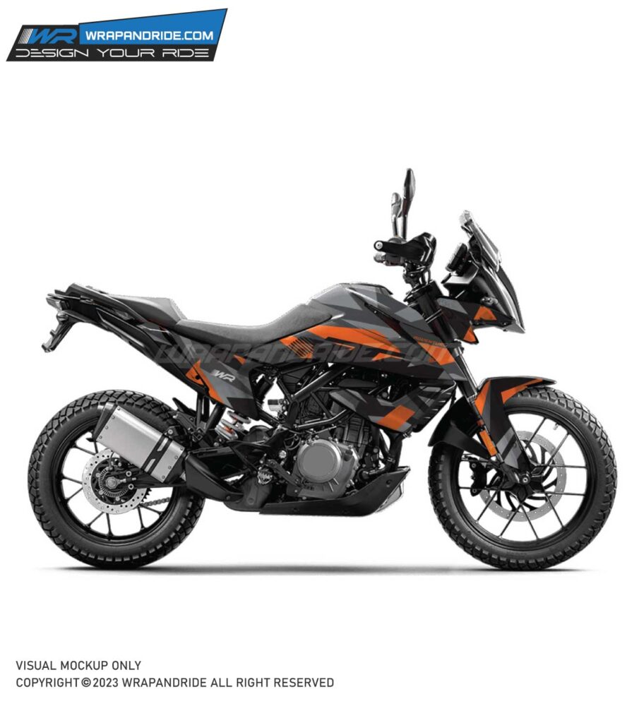 KTM Adventure Delta Edition 250-390 [Full Body Wrap / Decal / Sticker ...