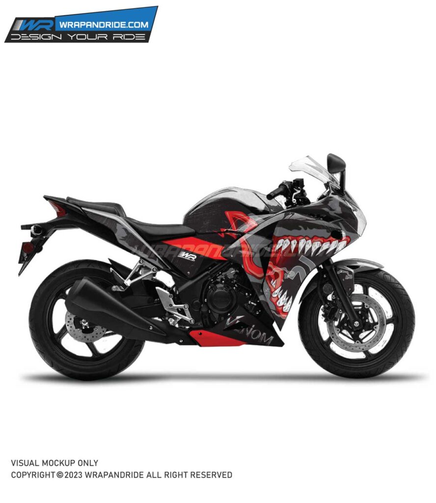 Honda CBR Venom 2 Edition 150/250R [Full Body Edge To Edge Wrap / Decal ...