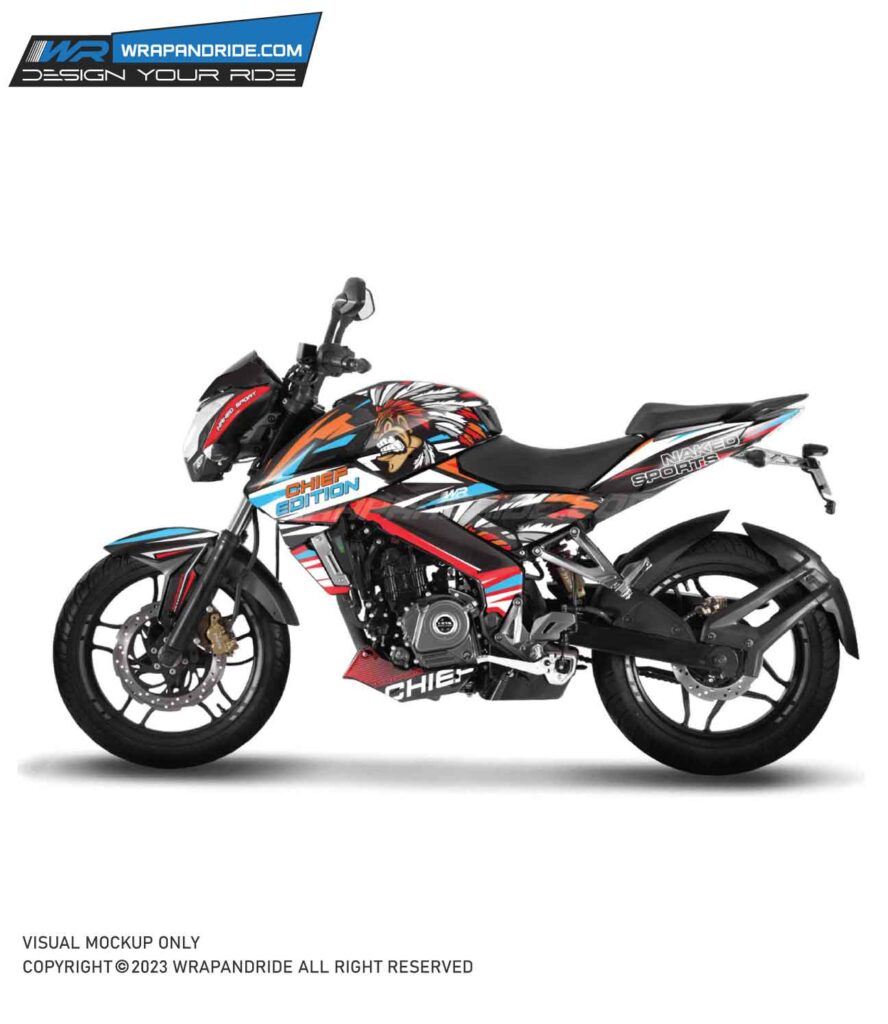 Pulsar NS Chief Design [Full Body Edge To Edge Wrap / Decal / Sticker ...