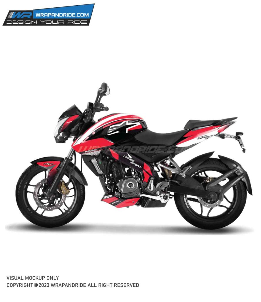 Pulsar NS Alpinestar Design [Full Body Edge To Edge Wrap / Decal ...