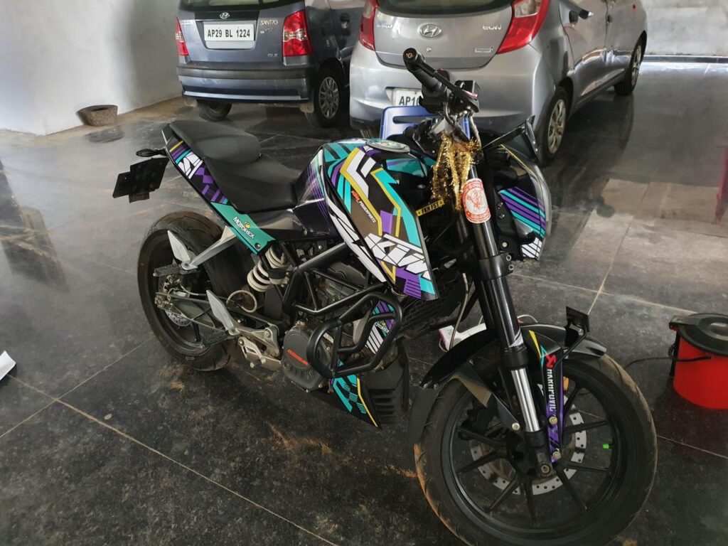 KTM Duke Funky Design 125-200-390 (BS4-BS6) [Full Body Wrap / Decal ...