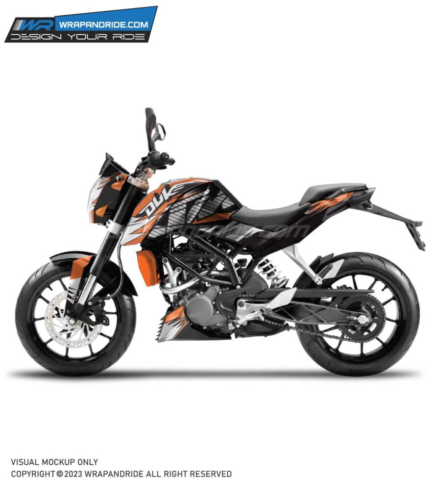 KTM Duke Powerparts Design 125-200-390 (BS4-BS6) [Full Body Wrap ...