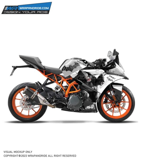 KTM Rc Batman Design 125-200-390 (BS4-BS6) [Full Body Wrap / Decal ...