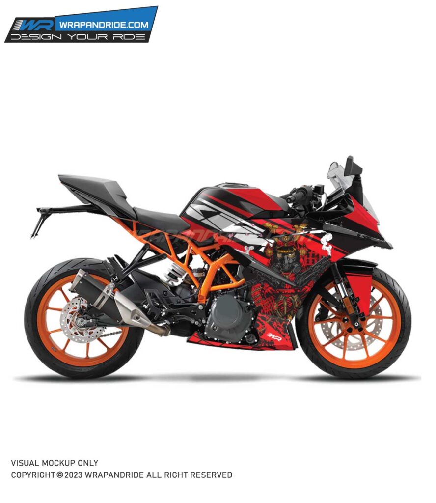 KTM Rc Samurai Eclips Design 125-200-390 (BS4-BS6) [Full Body Wrap ...