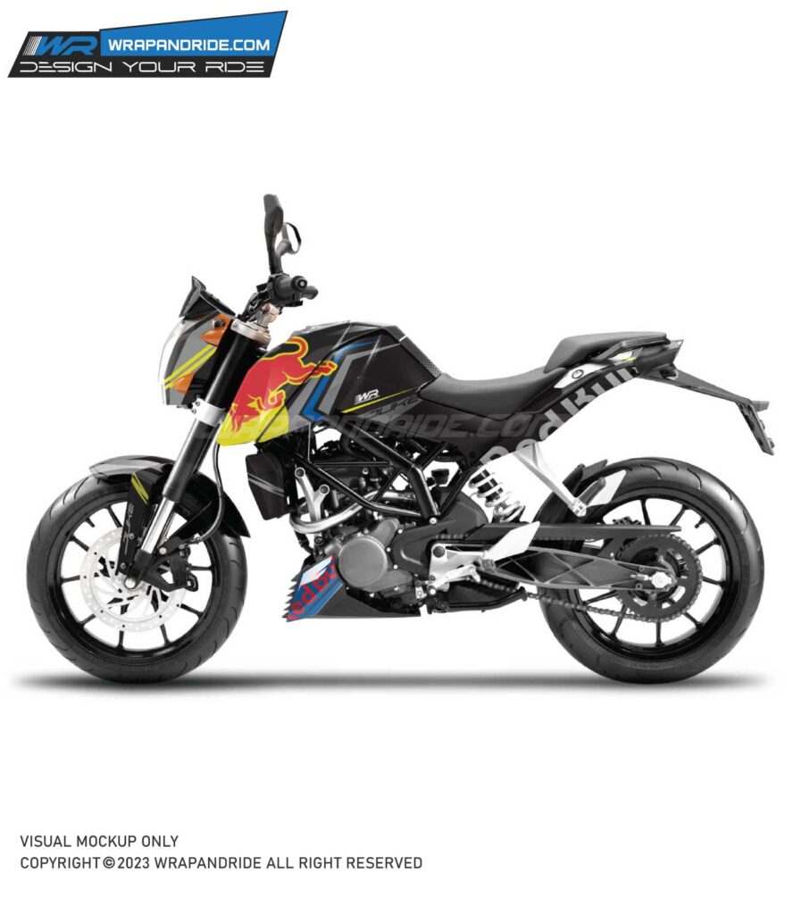 KTM Duke RB Design 2 125-200-390 (BS4-BS6) [Full Body Wrap / Decal ...