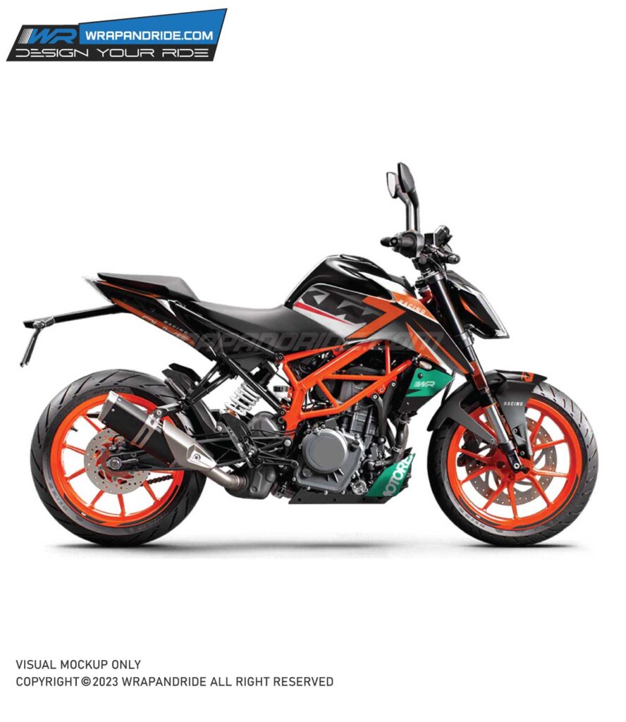 KTM Duke Akrapovic Edition 125-200-250-390 (BS4-BS6) [Full Body Wrap ...