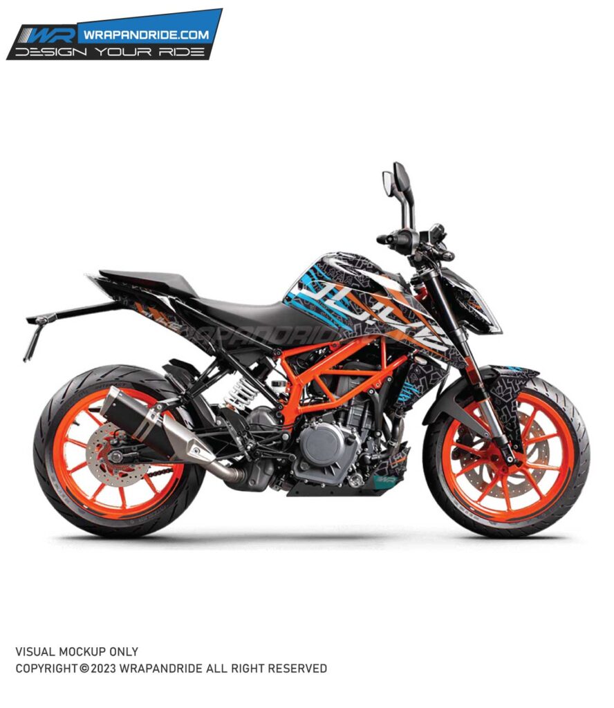 KTM Duke Slashed Edition 125-200-250-390 (BS4-BS6) [Full Body Wrap ...