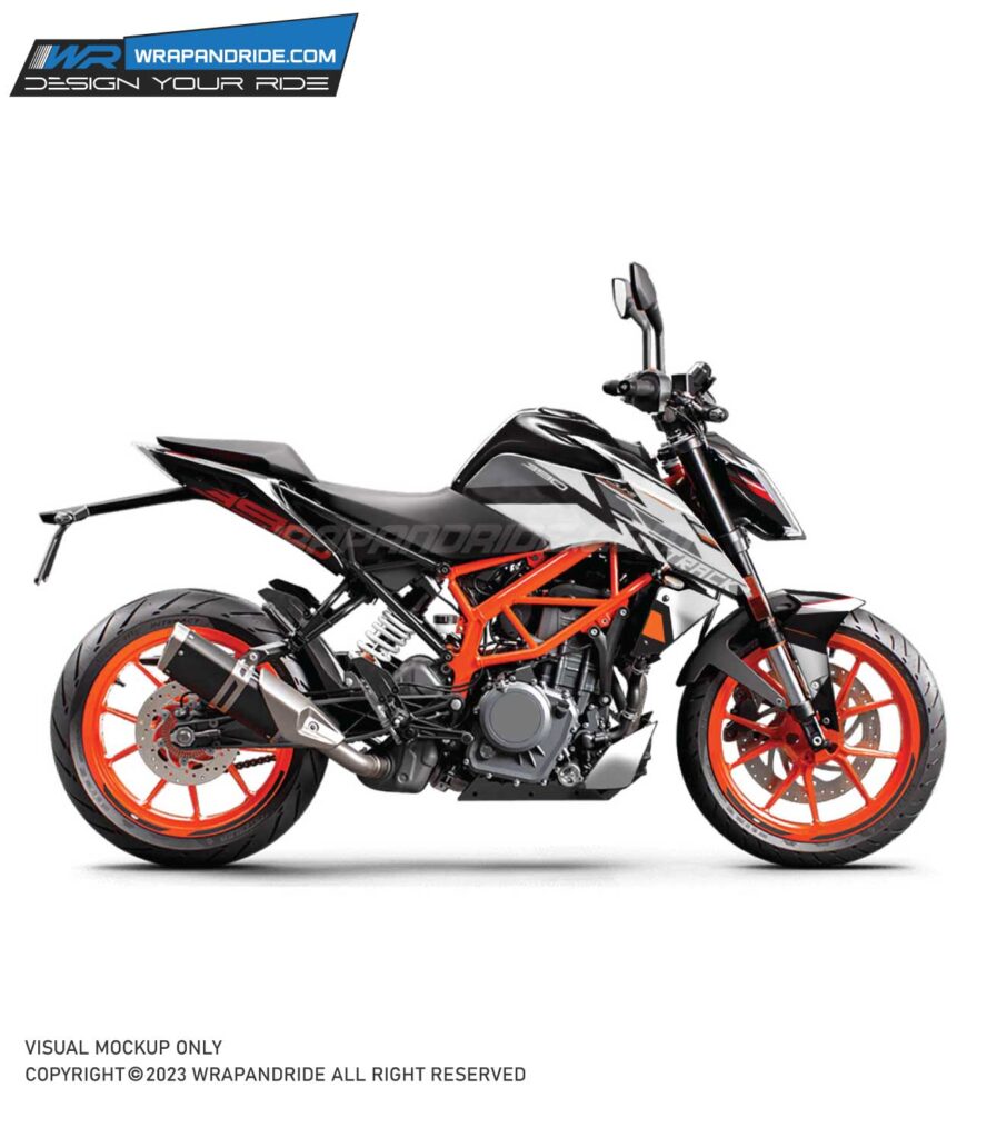 KTM Duke Track Edition 125-200-250-390 (BS4-BS6) [Full Body Wrap ...