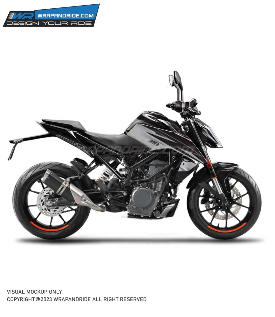 KTM Duke Superduke Grey Edition 125-200-250-390 (BS4-BS6) [Full Body ...