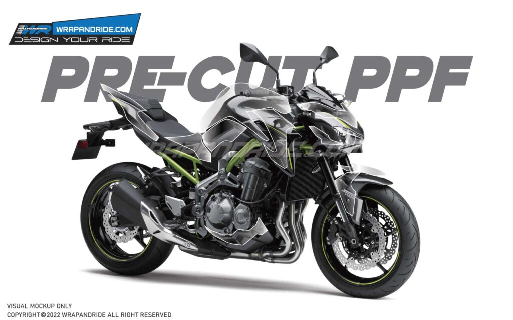 Kawasaki Z900 PPF [Pre-Cut Paint Protection Film] - Wrap And Ride