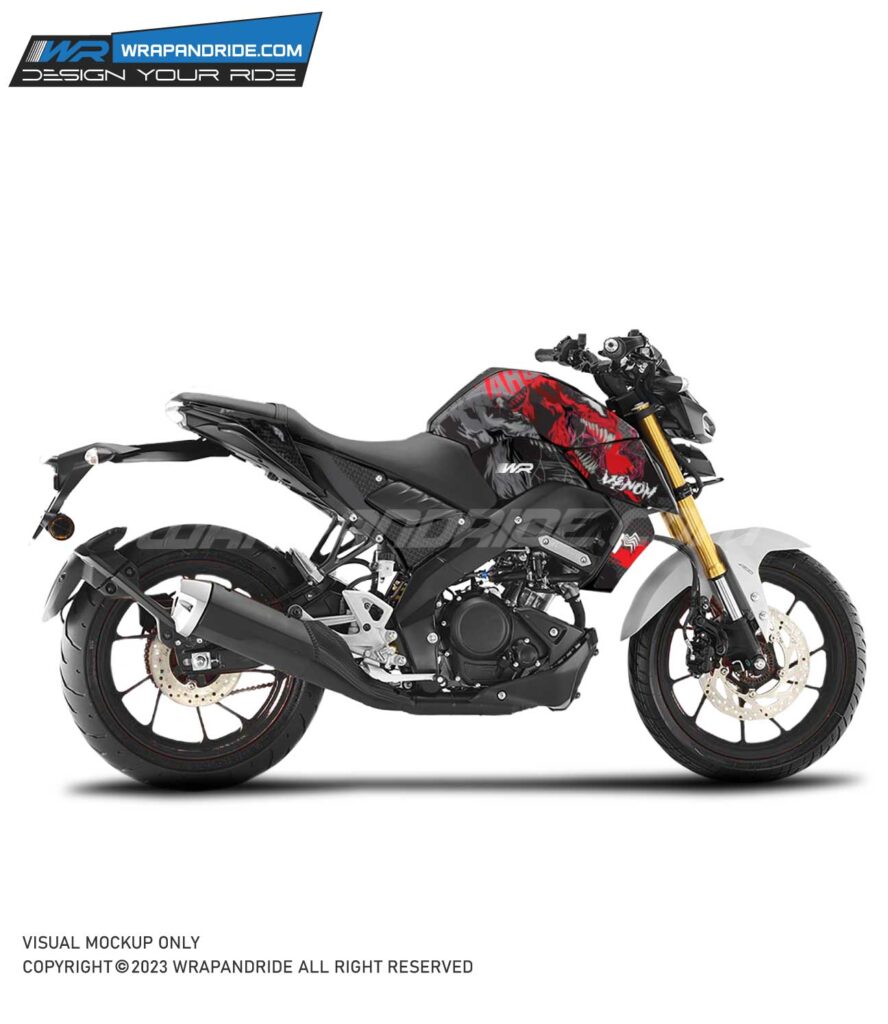 Yamaha MT 15 Venom Design [Full Body Edge To Edge Wrap / Decal ...