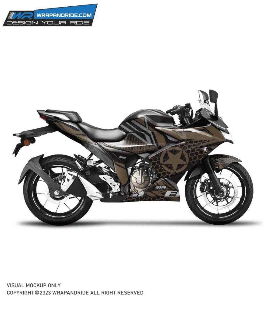 Suzuki Gixxer SF Racing Star Design 155-250 [Full Body Edge To Edge ...