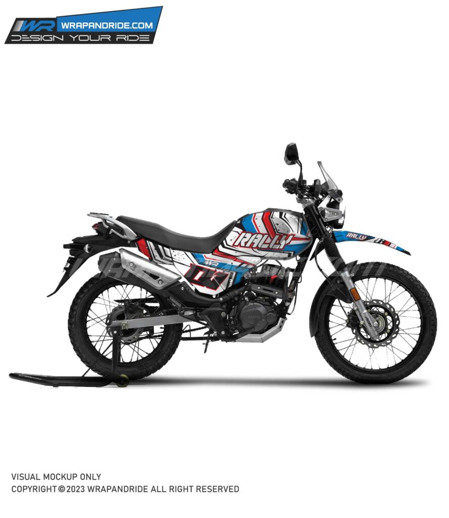 Hero Xpulse 200 Rally Design [Full Body Wrap / Decal / Sticker Kit ...