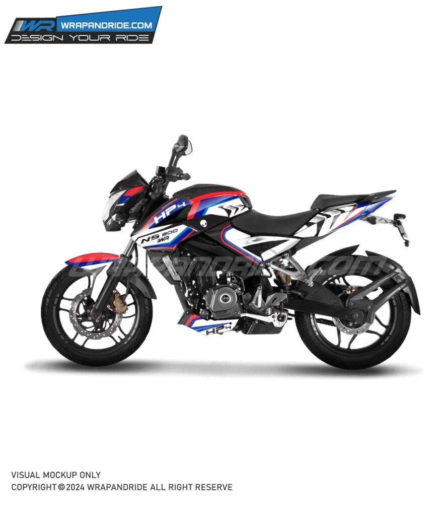 Pulsar NS HP4 Design [Full Body Edge To Edge Wrap / Decal / Sticker Kit ...